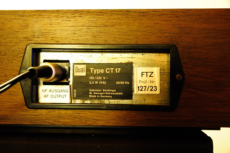Dual CT17 - Le forum Audiovintage