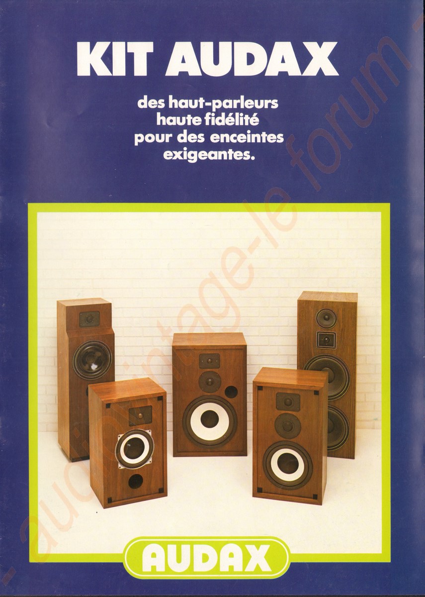 Audax Kit 51 - Le forum Audiovintage