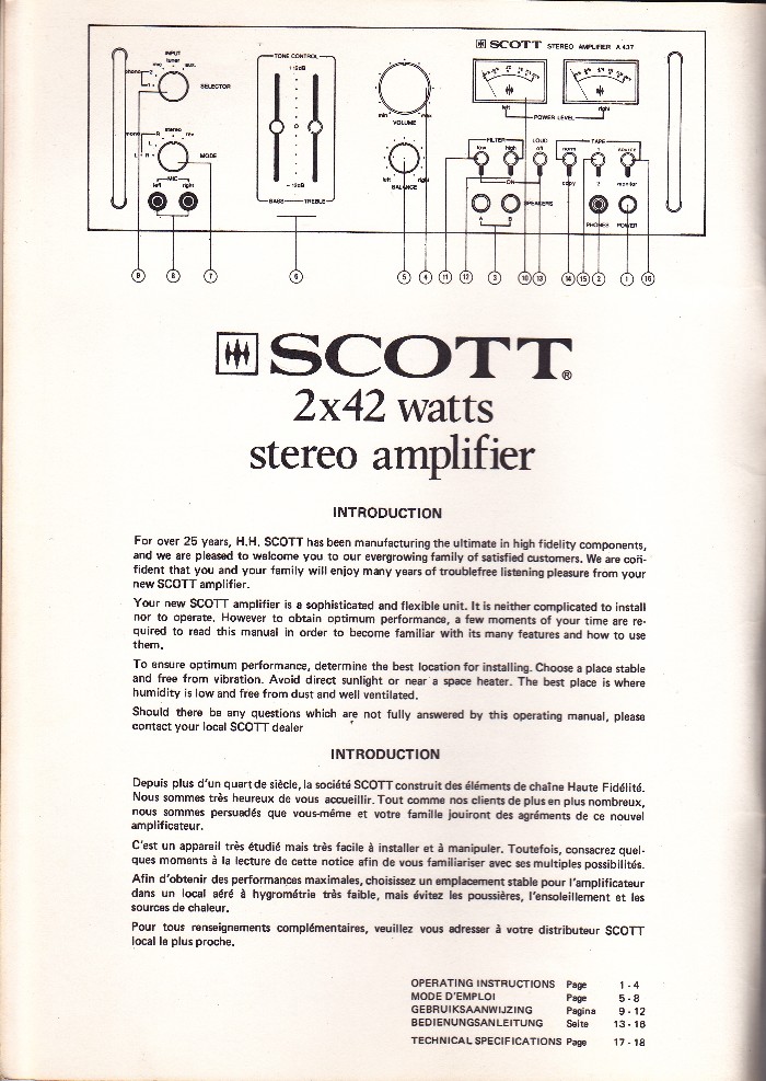 Scott A 437 - Le forum Audiovintage